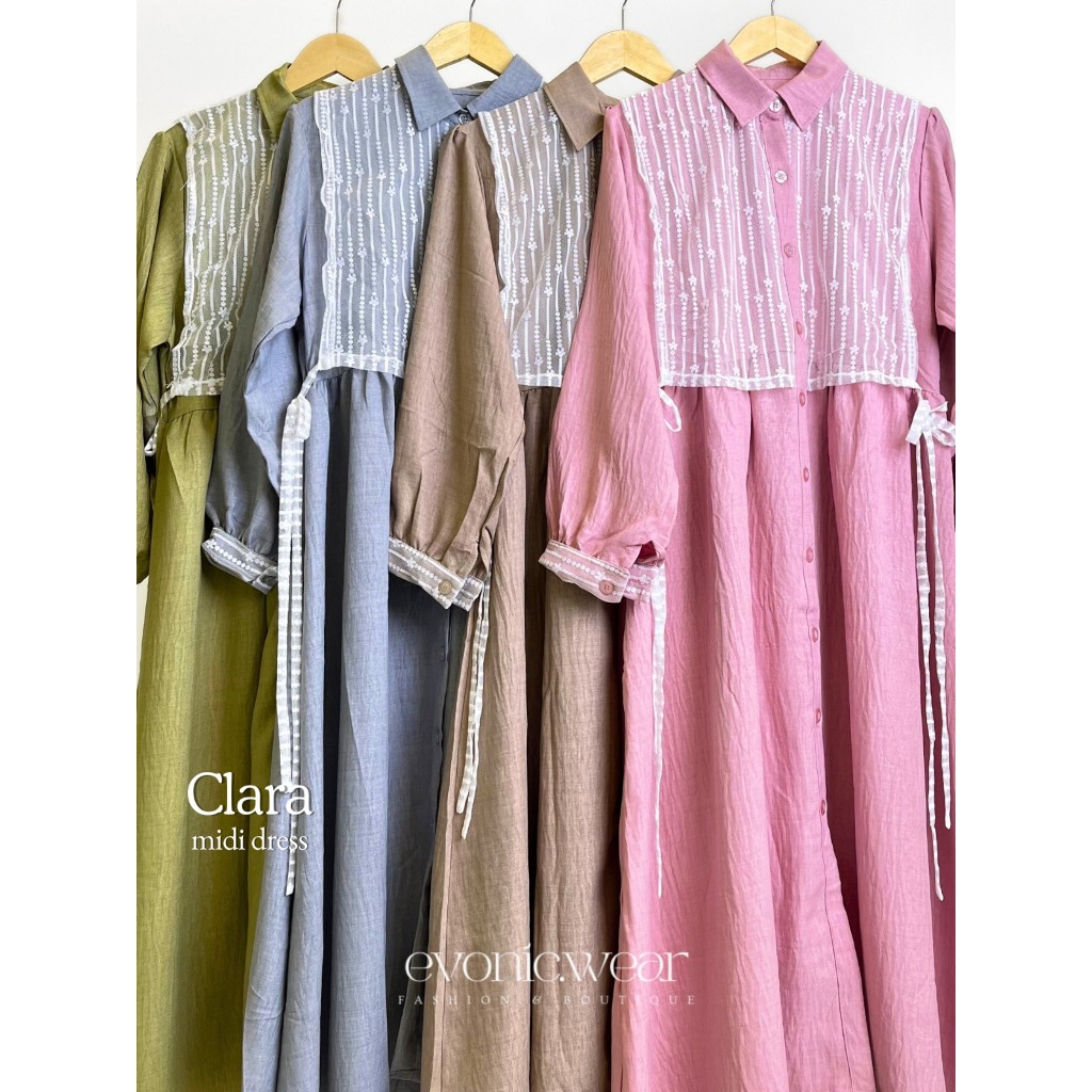 Clara latest Eid midi dress 2025 | Viral Eid dress 2025 | Eid dress ...