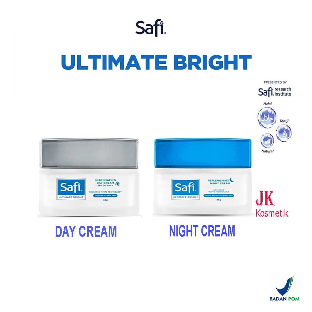 Safi Ultimate Bright Cream Brightening Facial Moisturizer Day Night ...