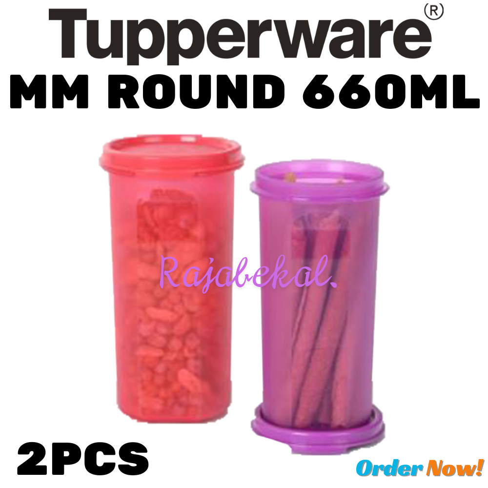 Tupperware MM Round 3 660ml high 2pcs | Shopee Malaysia