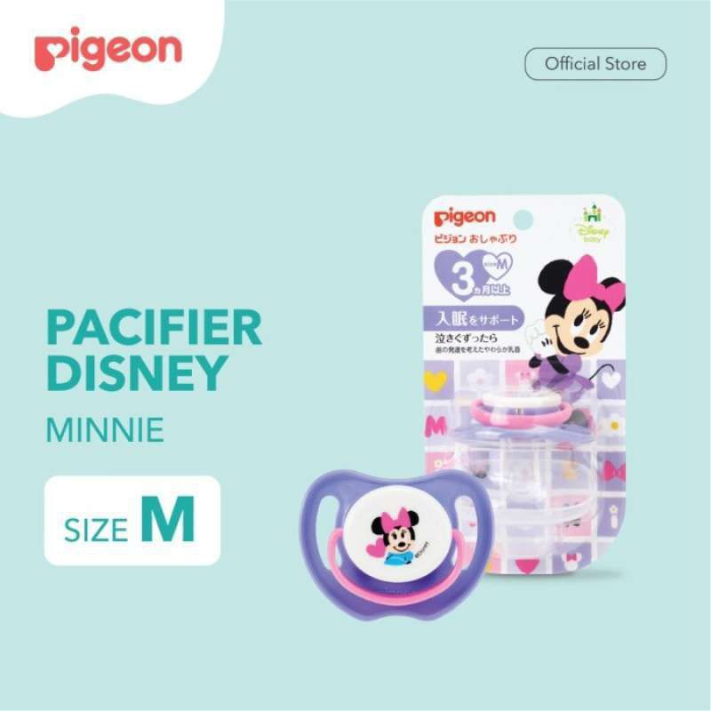 UNGU Pigeon Pacifier Disney Baby Pacifier Minnie & Mickey 3 Sizes - M (3-6) Purple | Shopee Malaysia