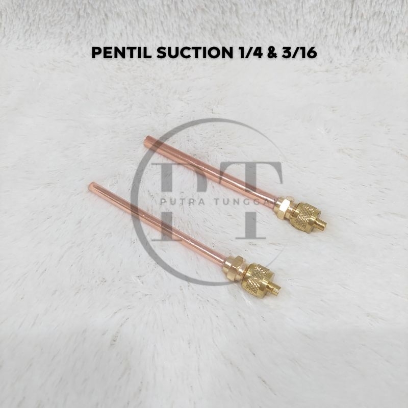 Refrigerator AC VALVE 1/4 3/16 SUCTION DISCHARGE CONTAINS FREON THICK ...