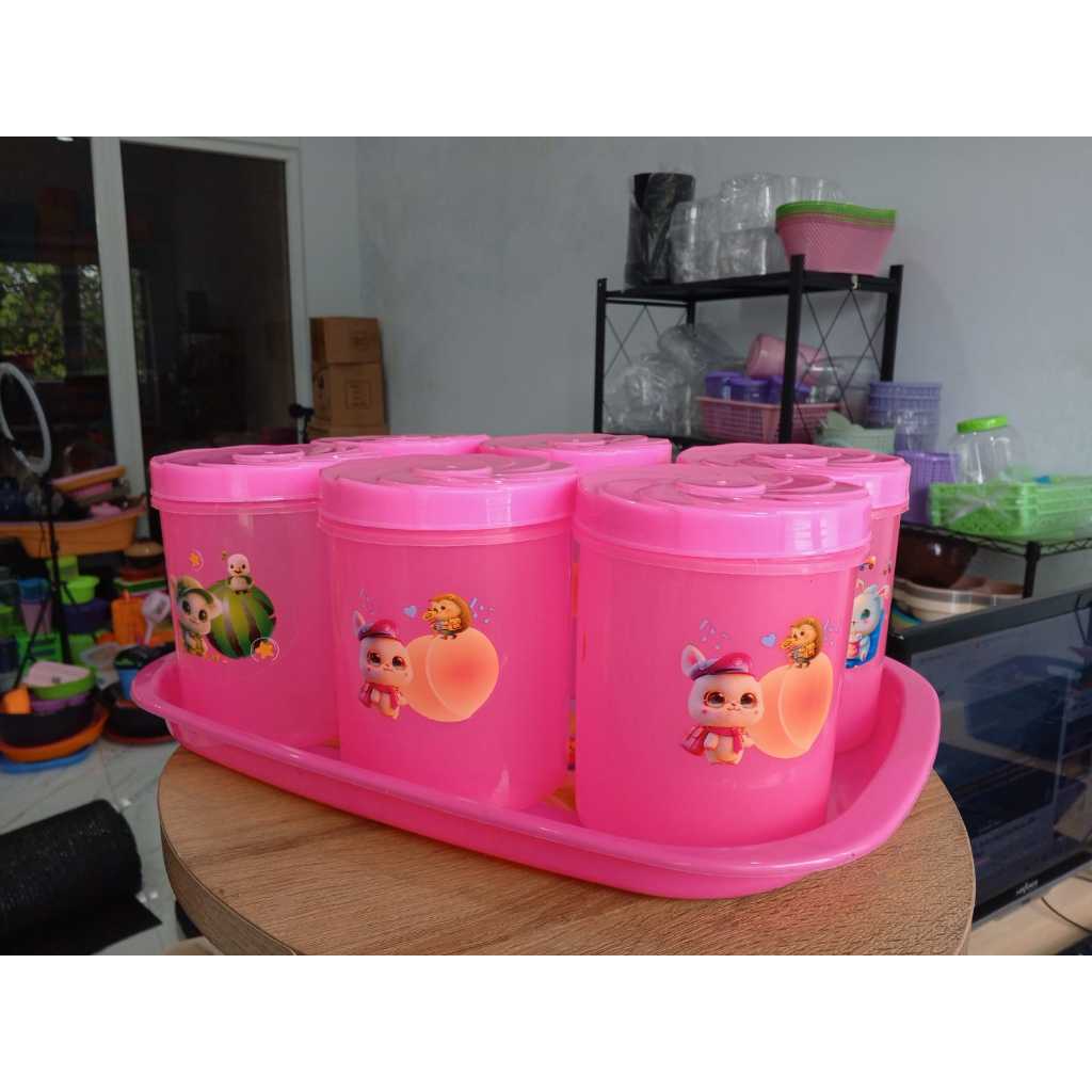 Jar TRAY / JAR SET EID TRAY / 7 IN 1 EID TRAY JAR / EID PLASTIC TRAY ...