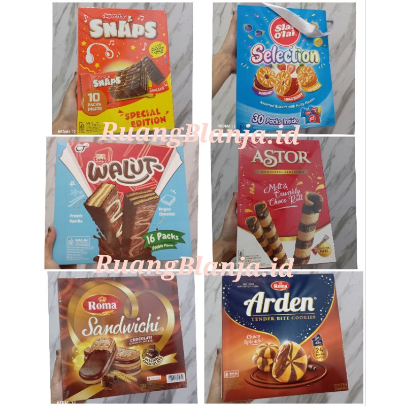 Biscuit boxes / wafer boxes are suitable for making parcels | Shopee ...