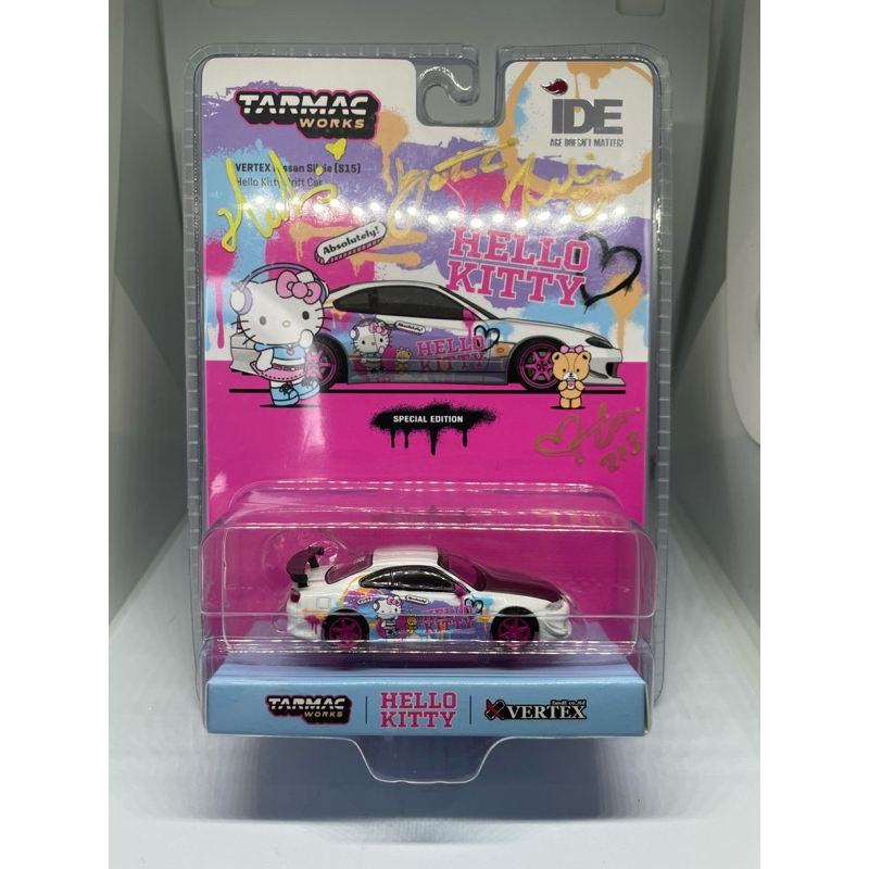 TARMAC TRAMAC Work IDE Hello Kitty Special Edition Nissan Silvia S15 ...