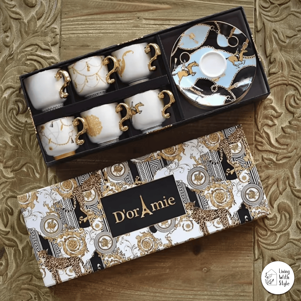 Living With Style - Turkish Style Tea Cup Gift Set / Beautiful Mug Cup ...