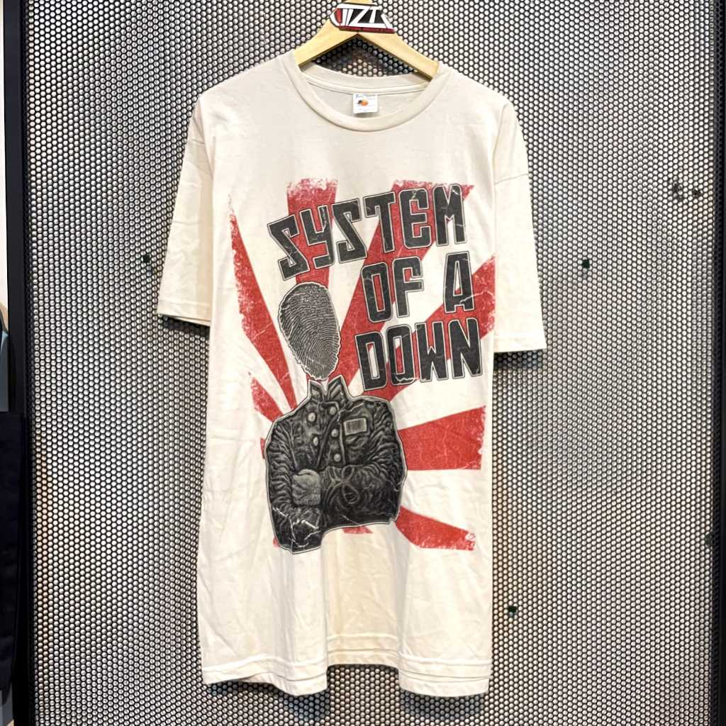 T Shirt Band Official SYSTEM OF A DOWN -THUMBHEAD Original | Shopee ...
