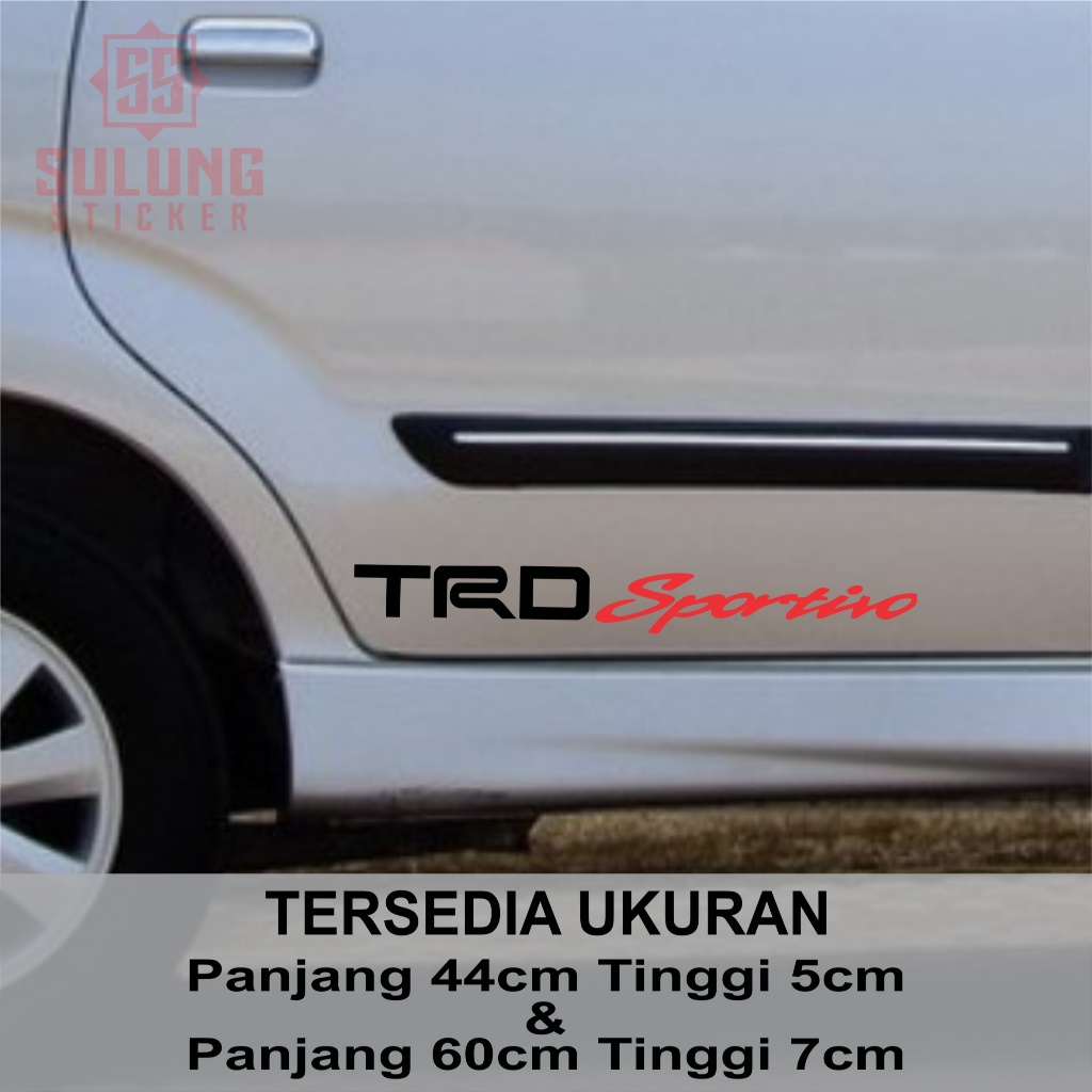 Trd Sportivo Car Sticker Cutting Sticker Toyota Avanza Fortuner Rush ...