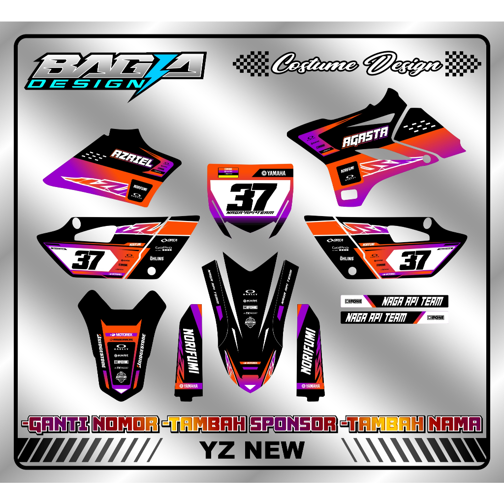 RBT Yamaha YZ 85 NEW FULL BODY DECAL STICKER/RTBT STICKER FREE CUSTOME ...