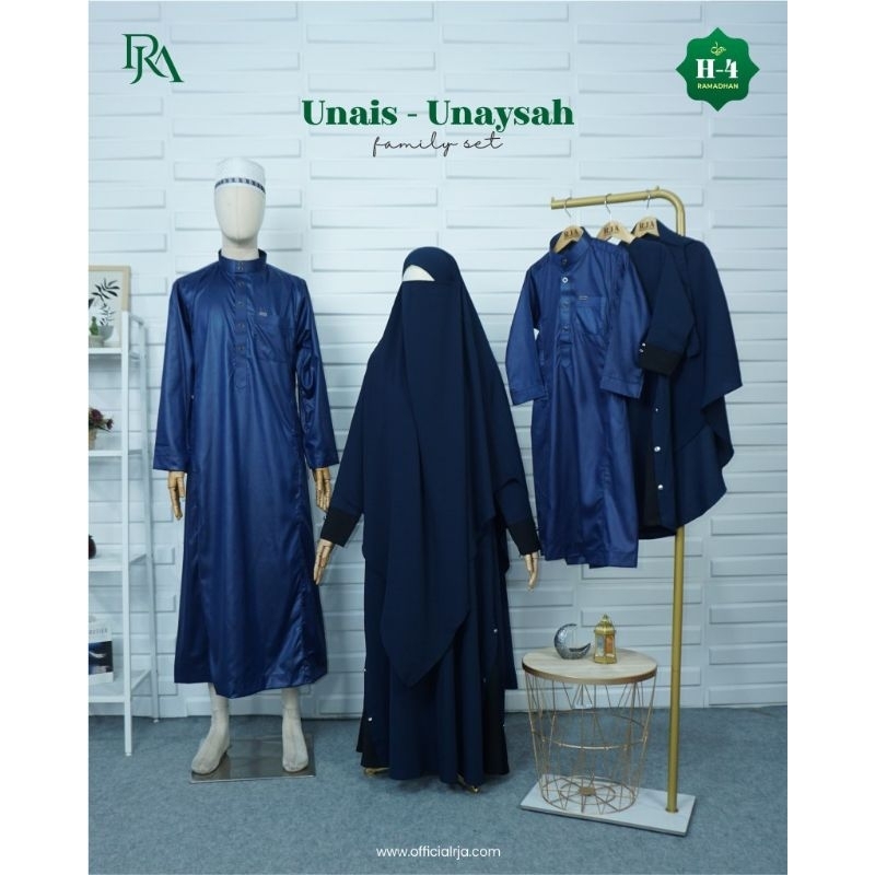 Family Unais Set - Unaysah (Girls' Robe and Hijab Set) | Shopee Malaysia