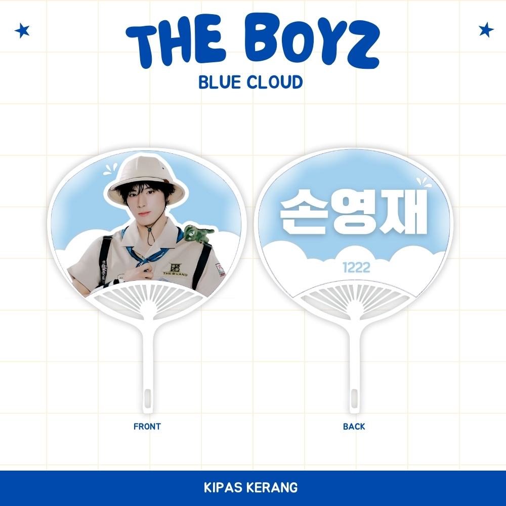 The BOYZ SHELL HAND FAN (PRICE 1 PCS) UCHIWA FAN KPOP JPOP CARDS IDOL ...