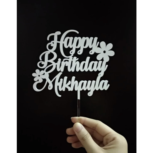 CUSTOM CAKE TOPPER / CAKE DECORATION / CAKE TOPPER | Shopee Malaysia