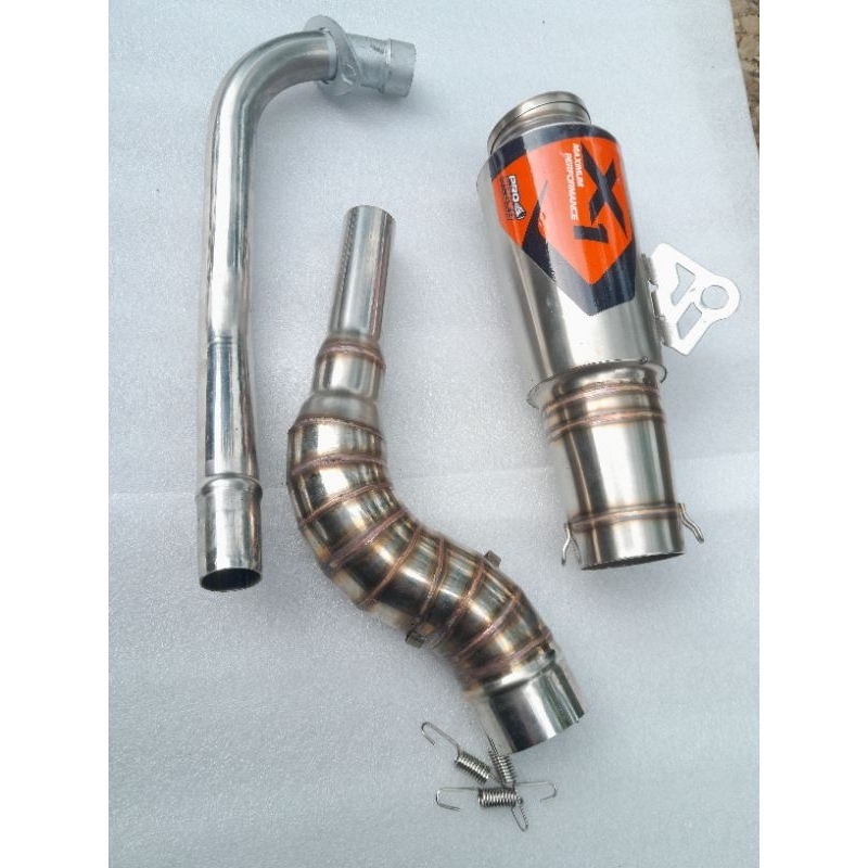 X 1 Pipe canister conical open specs exhaust Pipe for Wave 125 Xrm 110/ ...