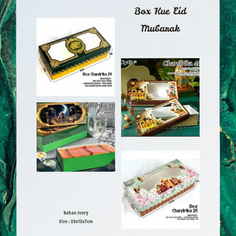 Eid Mubarak Cake Box Packaging Eid Al-Fitr | Shopee Malaysia