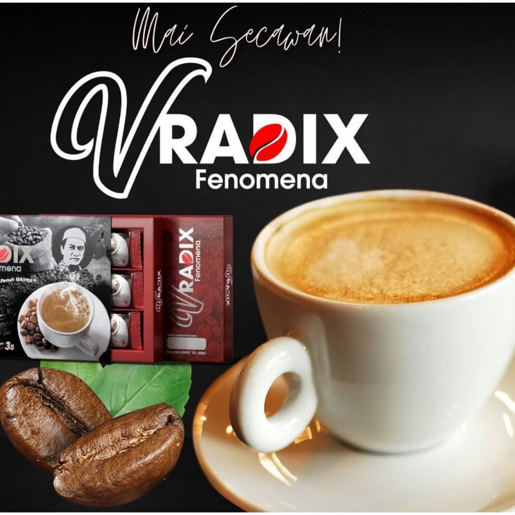 Hpa Malaysia Original V Radix Phenomenon Coffee 3 Sachets | Shopee Malaysia