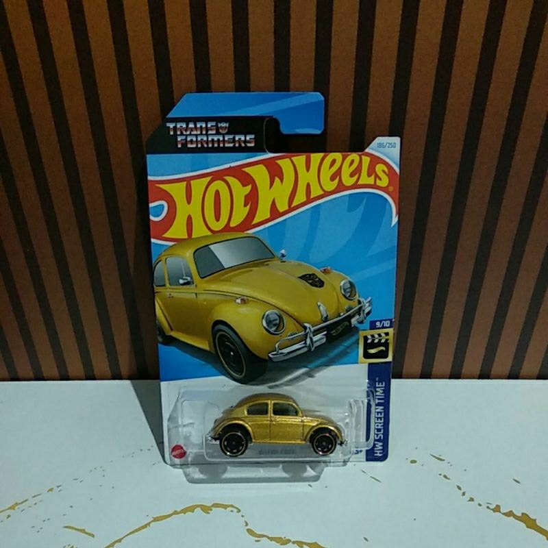 Hot Wheels Transformers Bumblebee Gold HW Screen Time Diecast Mattel ...