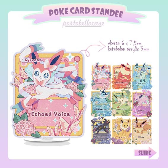 [Standee] Acrylic Action Figure Pokemon Evolution v2 Standee Chibi ...