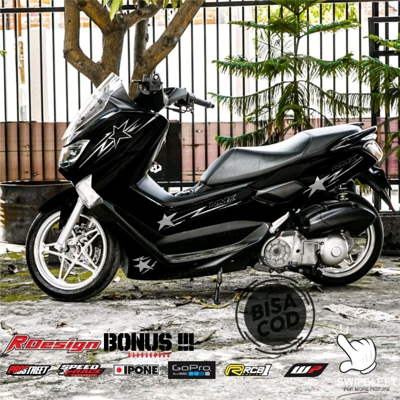 Yamaha Nmax Old/New Decal Star Motif, Cool Color Choices | Shopee Malaysia
