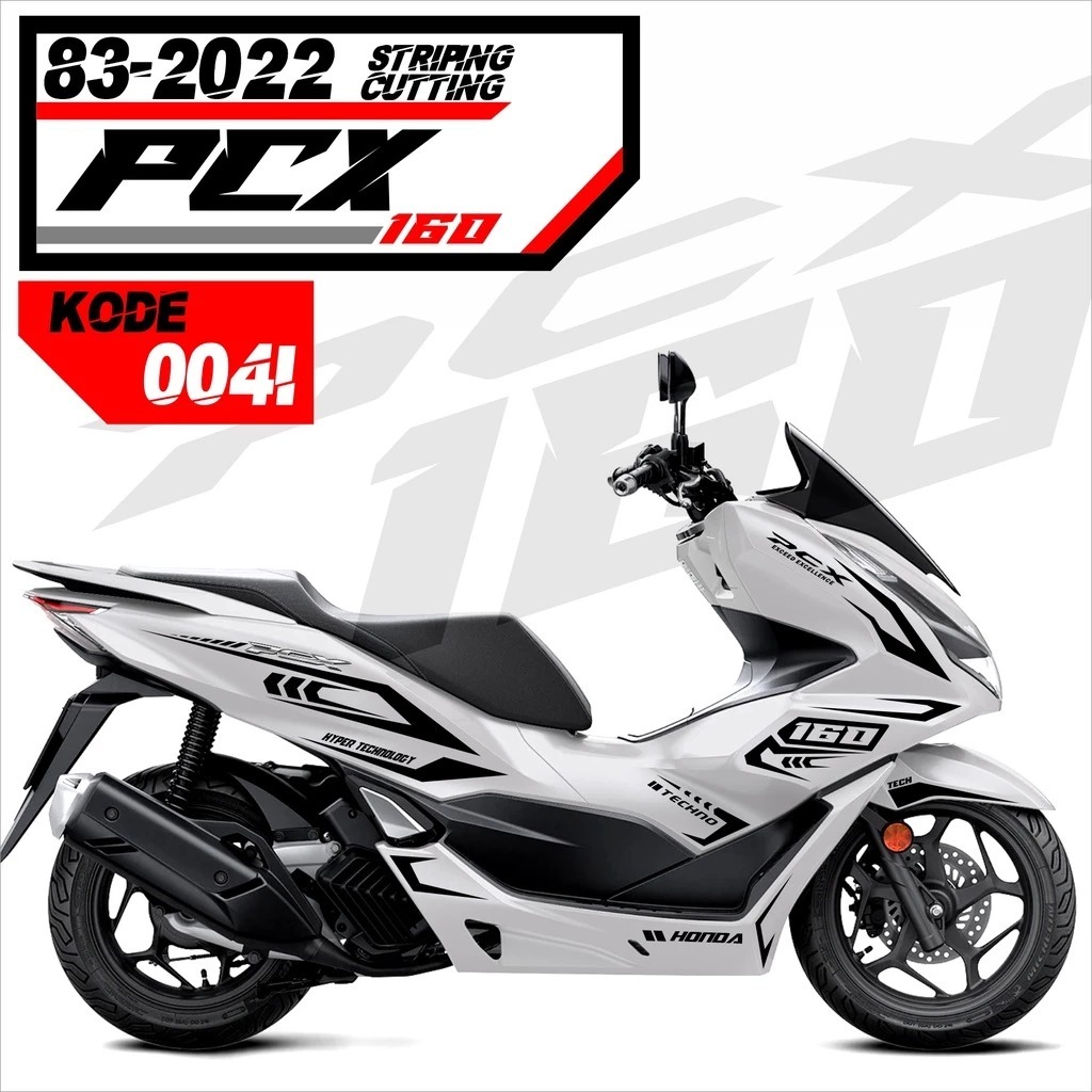 Striping pcx 160 new 2022 - pcx body trim motorbike stickers striping ...