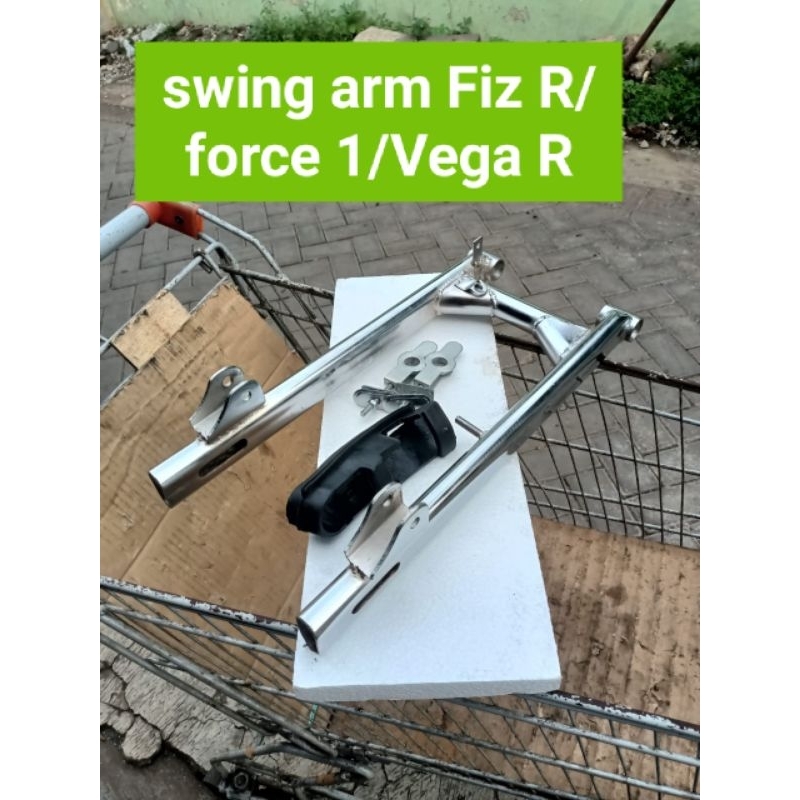 Swing arm Fiz R force1 vegaR thick pipe material (swing arm+chain suit ...