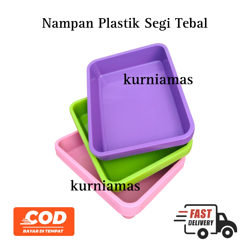 Multipurpose Square Plastic Tray Small Plastic Tray NS 01 | Shopee Malaysia
