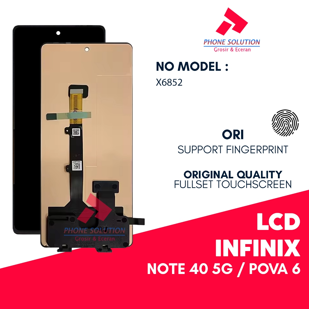 Lcd Pova 6 / Infinix Note 40 5G X6852 - Finger Print Fullset ...