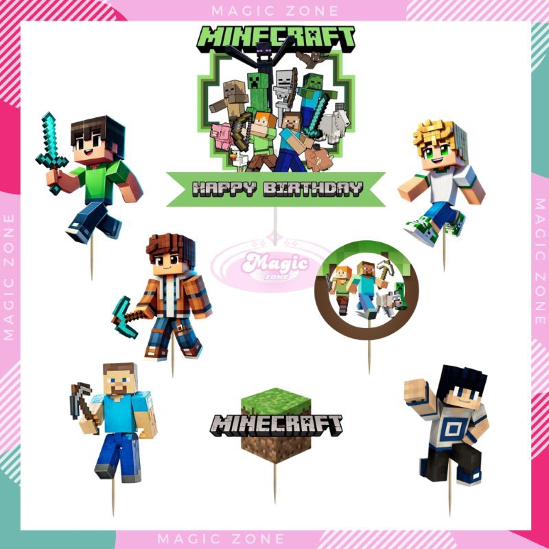 Character Cake Topper/ Birthday Cake Decoration/ Mobile legends ...