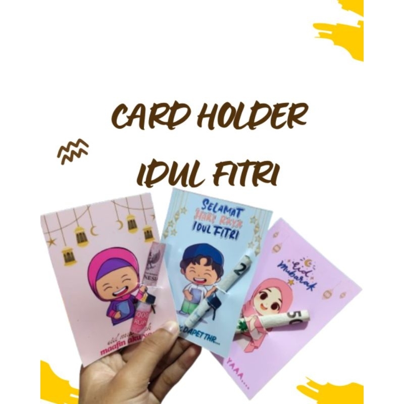 Eid AMPAU, EID UL FITRI EDITION CARD HOLDER, SMALL CHILD AMPAU, AMPAU ...