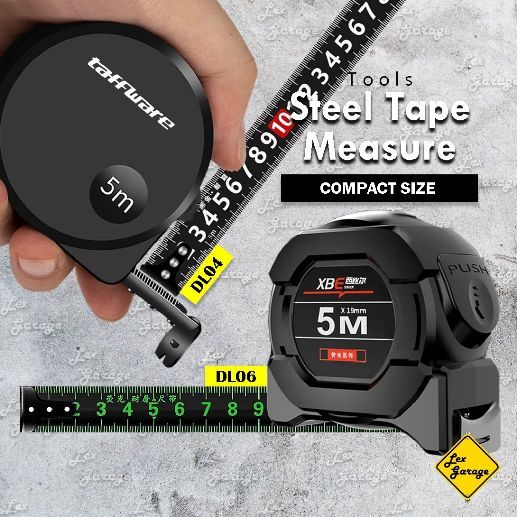 Builder's Meter 3 5 10 Meter Premium Measuring Tape Black | Shopee Malaysia