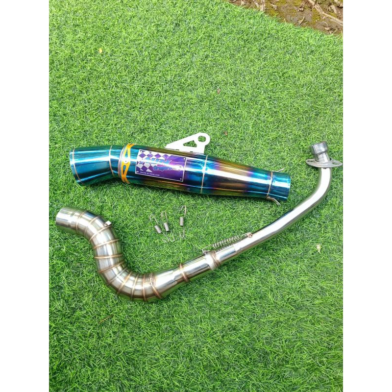 Aun Pipe canister contour open specs exhaust Pipe for Wave 125 Xrm 110/ ...