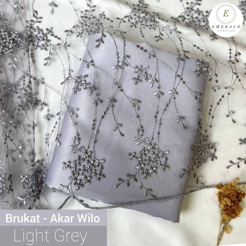 Half A METER OF Premium Tile Brukat Fabric Kebaya Material with Root ...