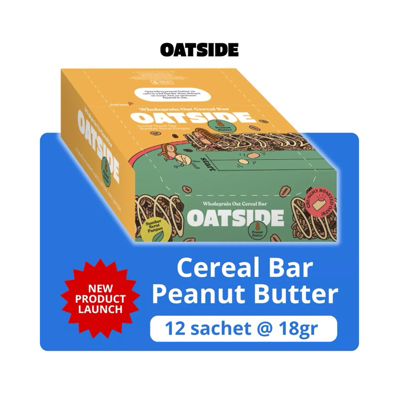 OATSIDE CEREAL BAR [1 BOX CONTAINS 12 BAR @18G] | OATSIDE CHOCOLATE ...