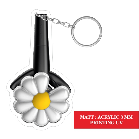 GANTUNGAN Acrylic Keychain Keyring lightstick Daisy GD Gdragon Kwon Ji ...