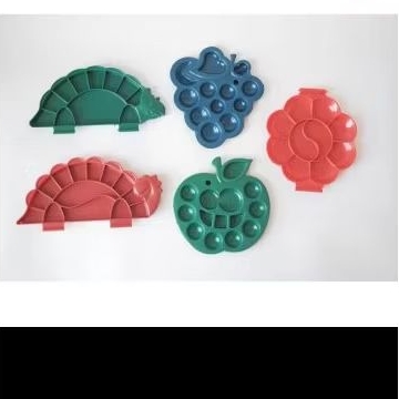 Biola FLOWER WATER PAINT PALLET/ANGGUR/APEL/GUR/BADAK/DINO CONTENTS 12 ...