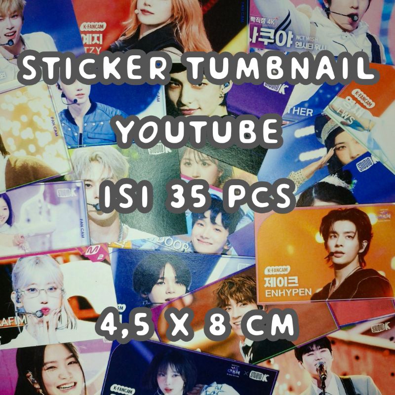 Mail Tumbnail YT Freebies Sticker (GIRLGROUP) | Shopee Malaysia