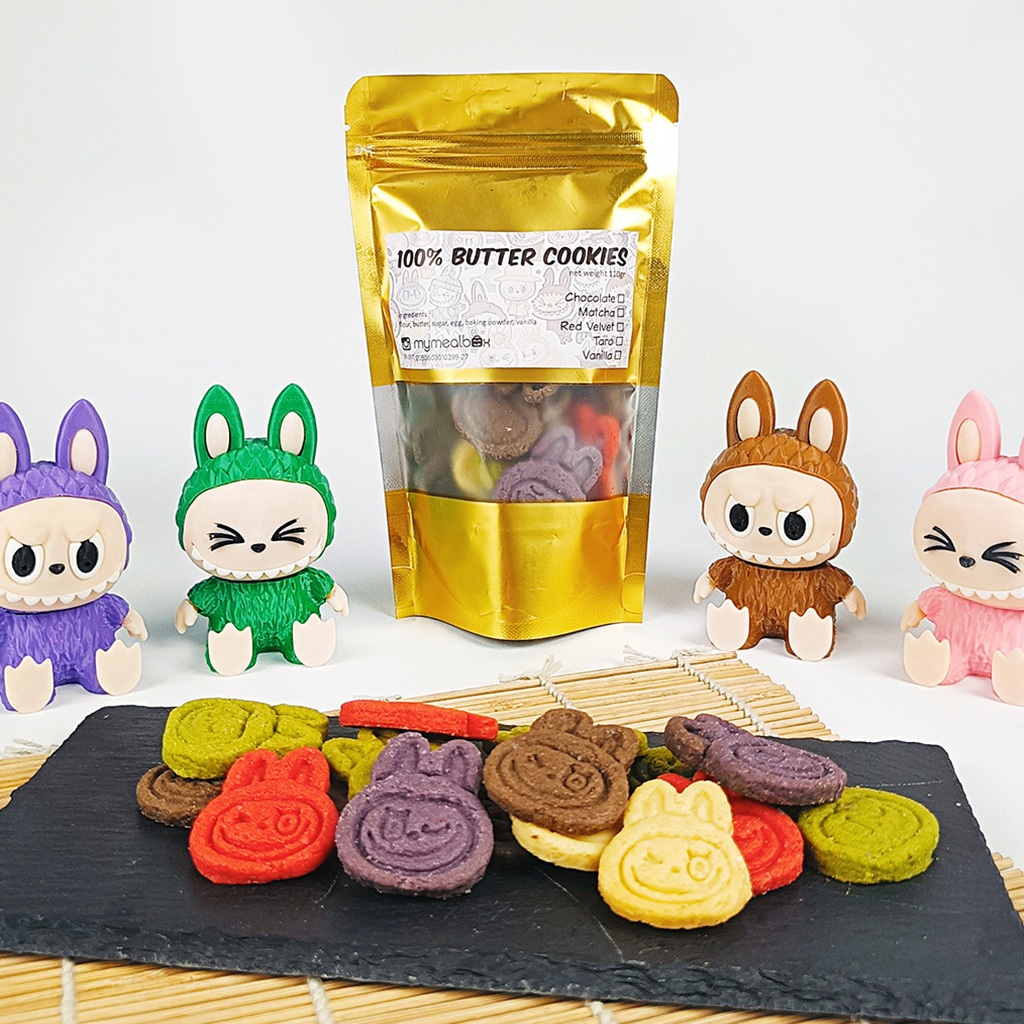 100% Butter Cookies LABUBU Character Homemade Premium Cookies School ...