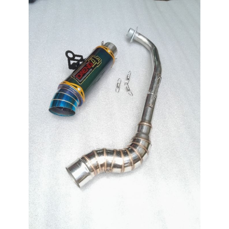 Daeng sai4 Pipe canister conical open specs exhaust Pipe for Wave 125 ...