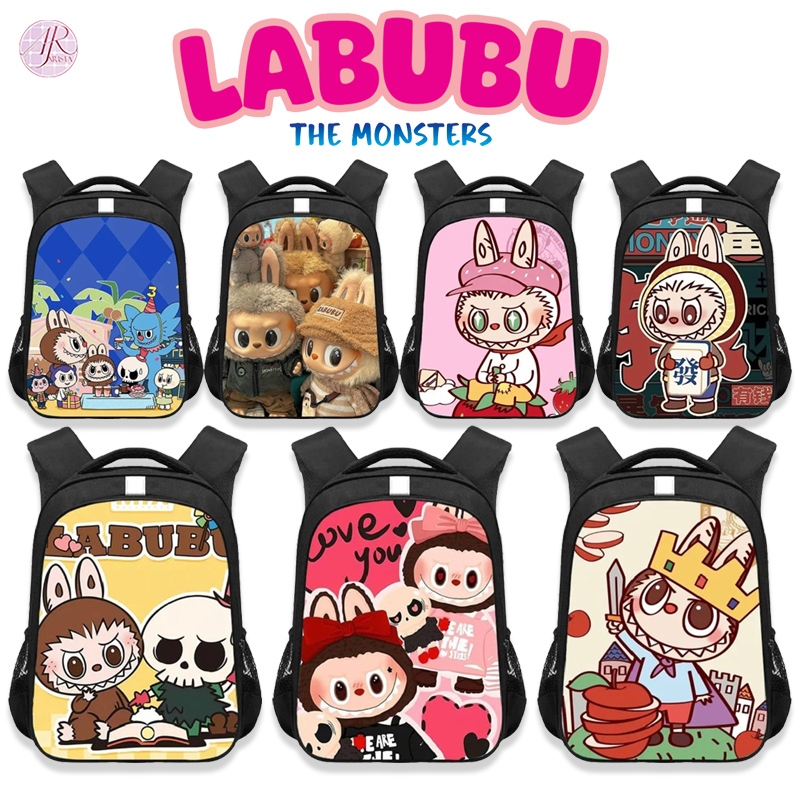 ARISTA - BACKPACK BACKPACK THE MONSTERS LABUBU CARTOONS SCHOOL BAG FOR ...