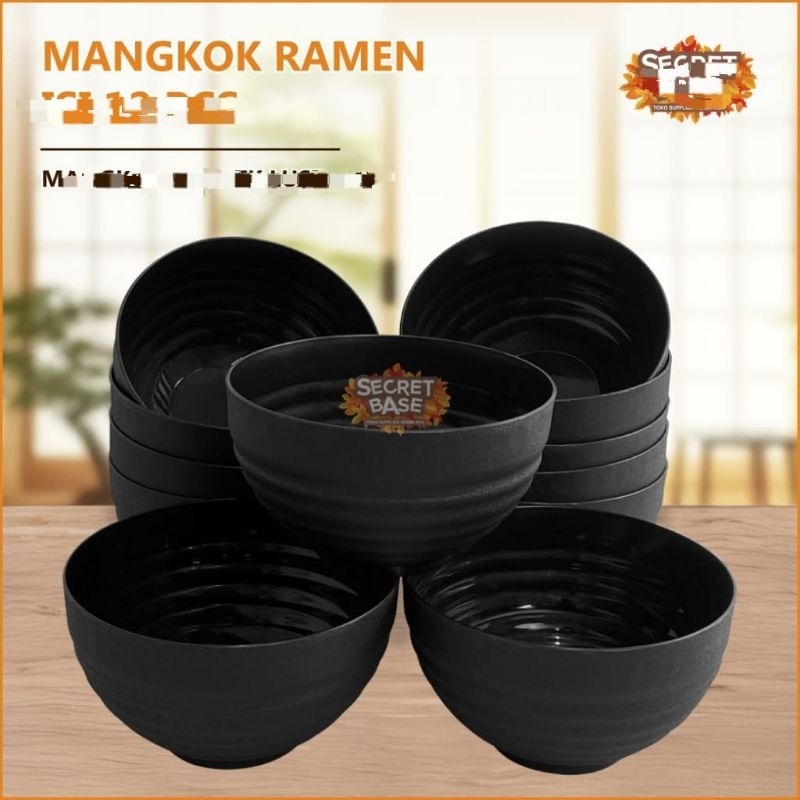 HITAM Japan STYLE BLACK RAMEN BOWL (1 PCS) | Shopee Malaysia