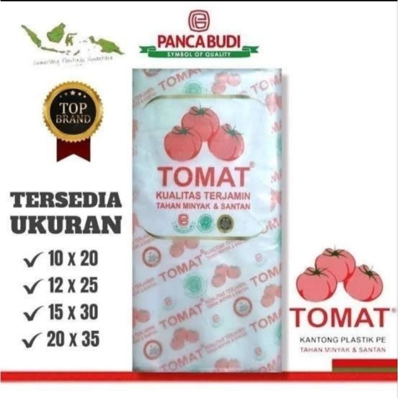 Tomato brand PE PLASTIC SIZE 15 X 35 CM. Guaranteed Original product ...