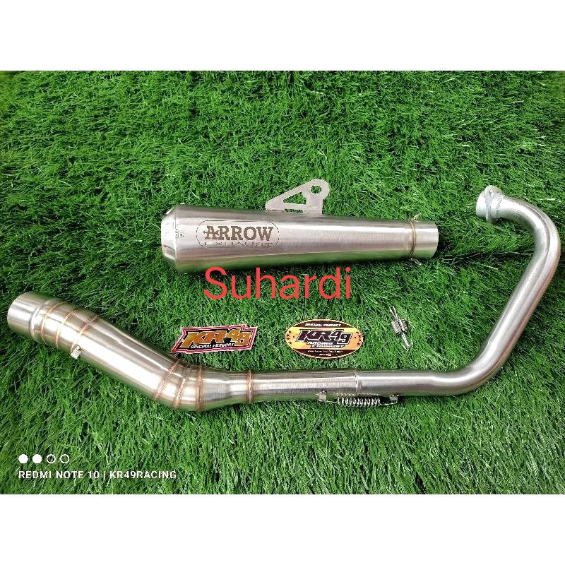 Exhaust Pipe Arrow racing for Yamaha M-slaz, R15 v1 v2 2014-2016, All ...