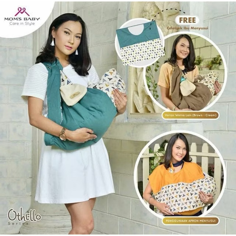 Moms baby side carrier + nursing apron MBG1012 | Shopee Malaysia