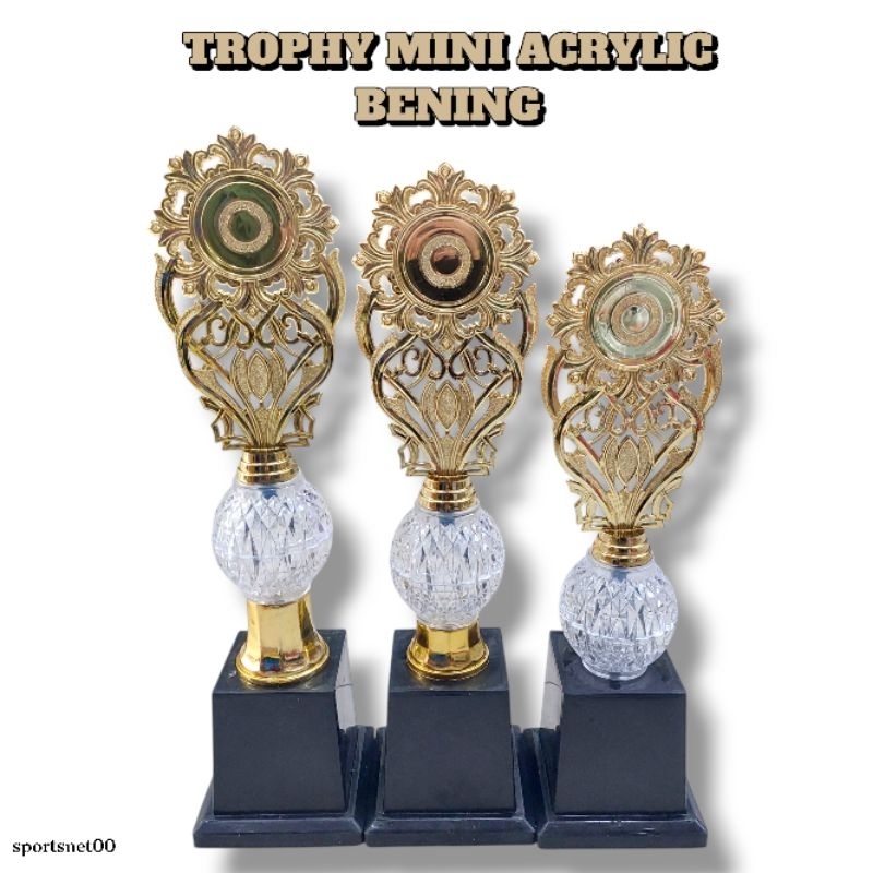 Mini Trophy / Clear Acrylic Mini Trophy Per (Set) | Shopee Malaysia