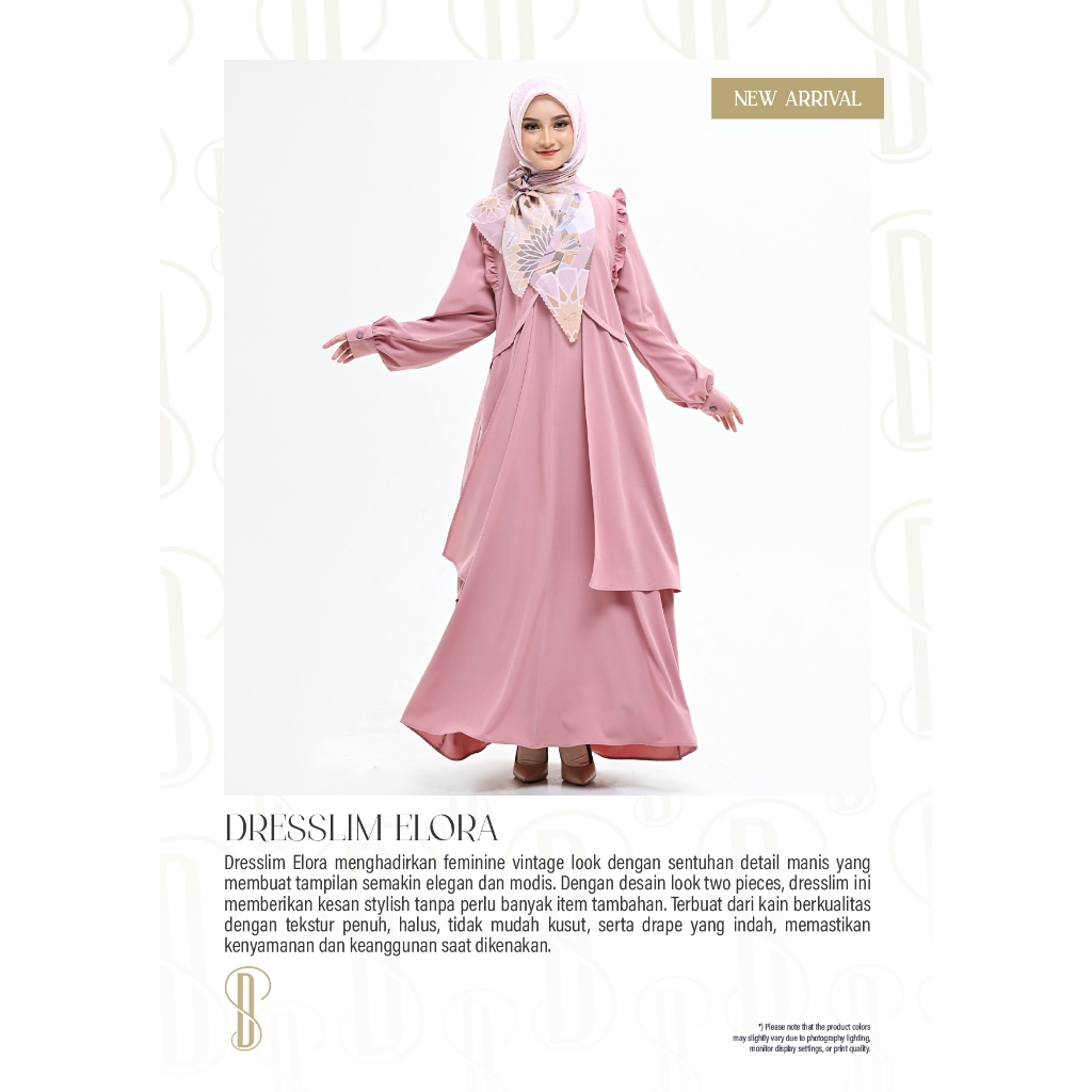 Elora RABBANI DRESSLIM GAMIS ORI | Shopee Malaysia