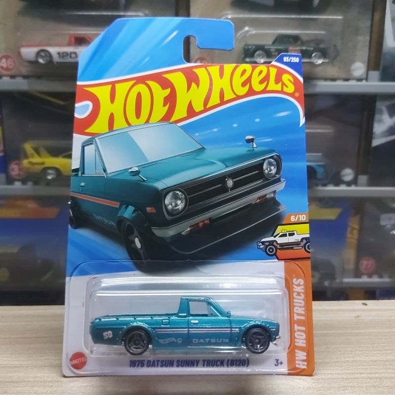 HOT WHEELS 1975 DATSUN SUNNY TRUCK B120 GREEN 2025 - ORIGINAL HOTWHEELS | Shopee Malaysia