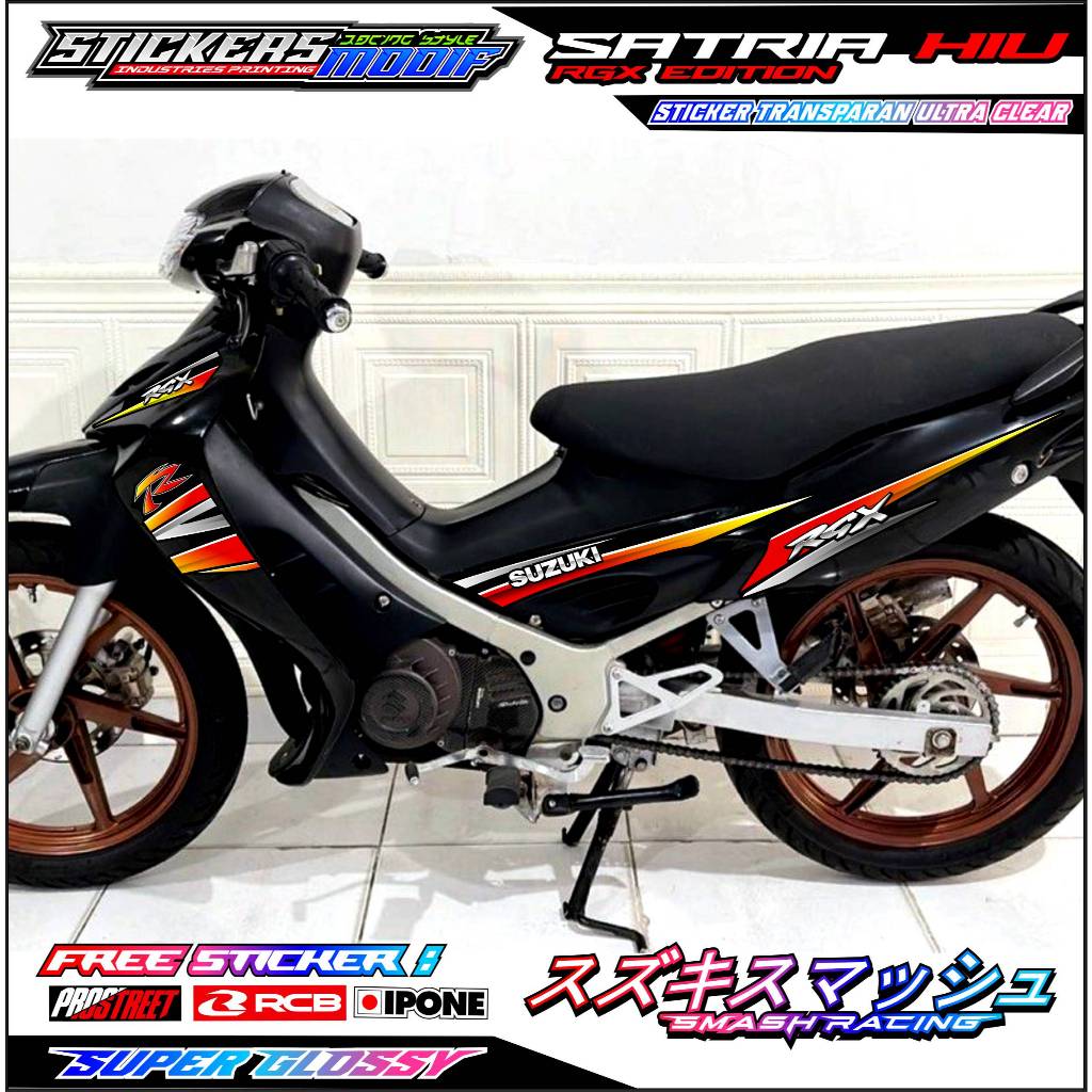 Suzuki SATRIA SHARK RGX VARIATION STRIPING/ RGX SATRIA SHARK MOTORCYCLE ...