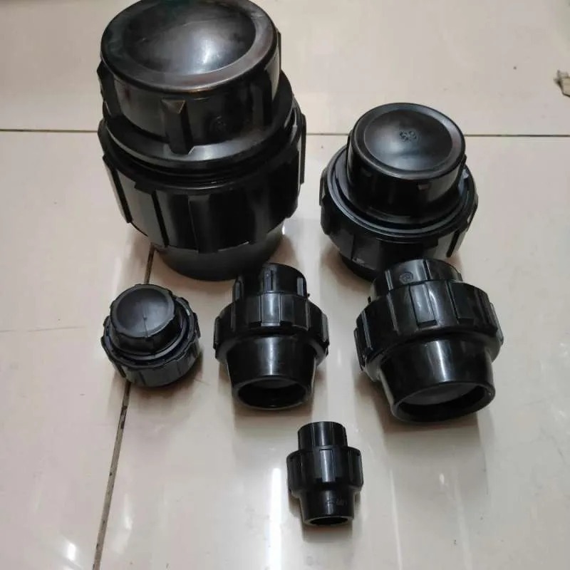 Hdpe Cap Dop Pipe Fittings 1 1/2 X 3/4 inch Equal Tee Compression HDPE ...
