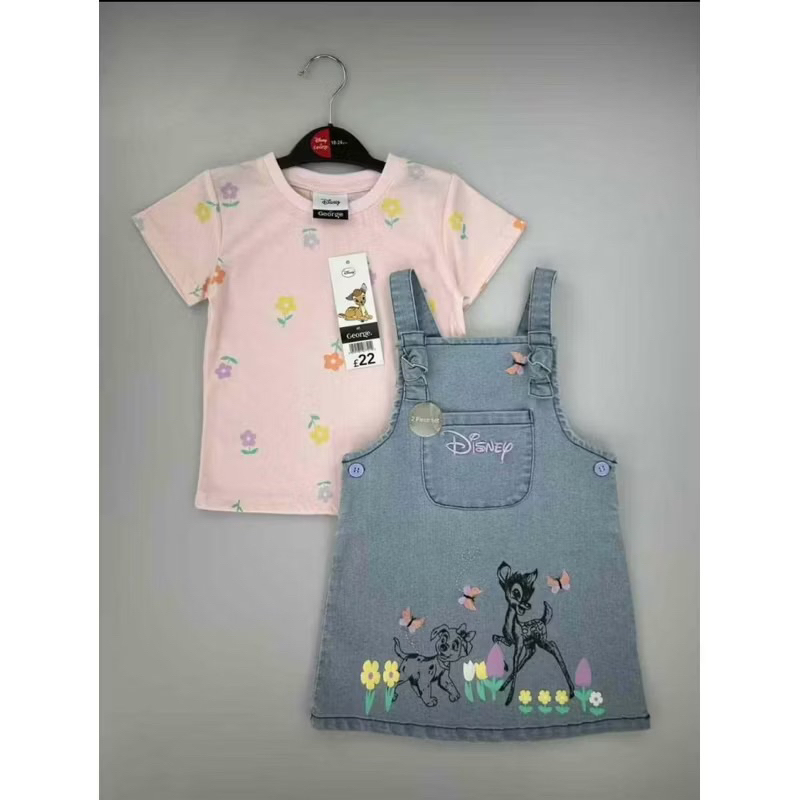 Original disney goerge bambi Overalls | Shopee Malaysia