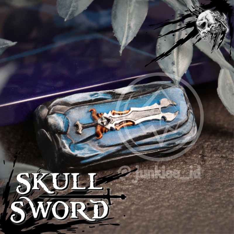 Skull sword artisan keycaps for SHIFT ENTER mods artisan keycap sword ...