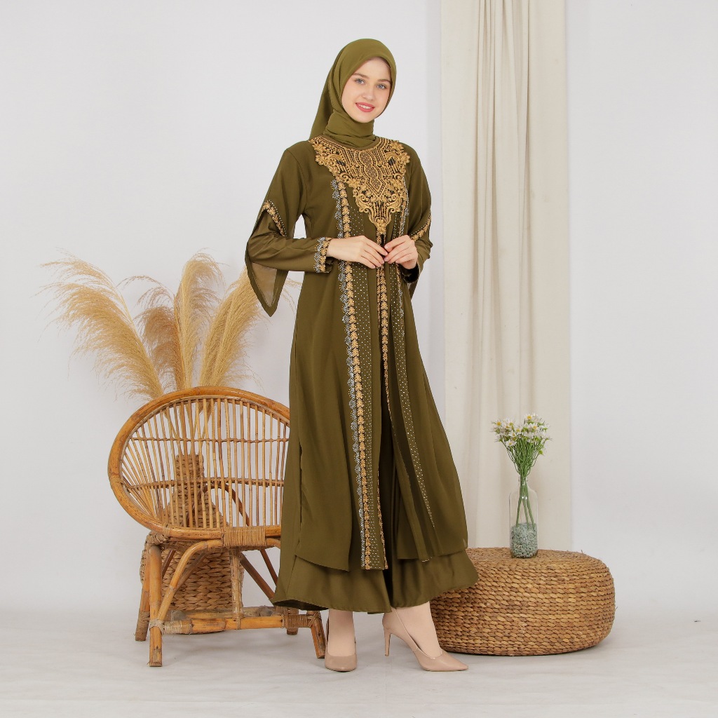 HITAM PUTIH Abiyyuco TA9027 | Turkish Abaya Gamis Material Jersey mix ...