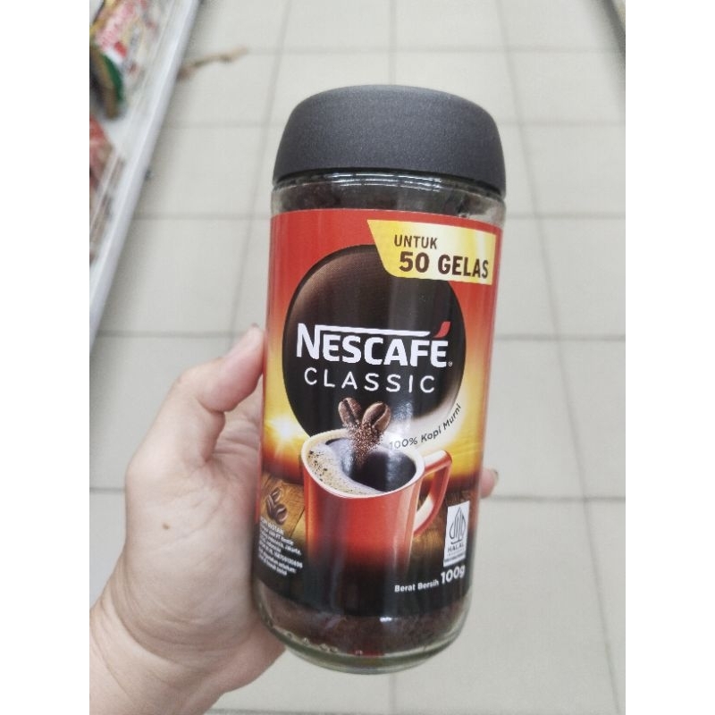 Nescafe Classic Jar 100gr for 50 glasses | Shopee Malaysia
